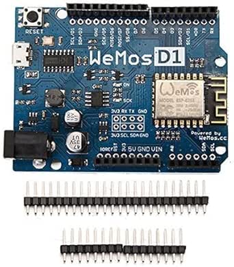 REES52 WeMos D1 CH340 WiFi Development Board ESP8266 ESP-12F For Arduino IDE UNO R3 : Amazon.in ...