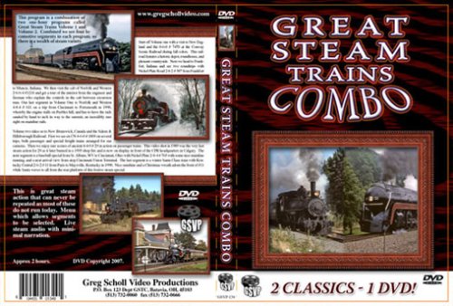 Amazon.com: Great Steam Trains Combo - Greg Scholl Video Productions ...