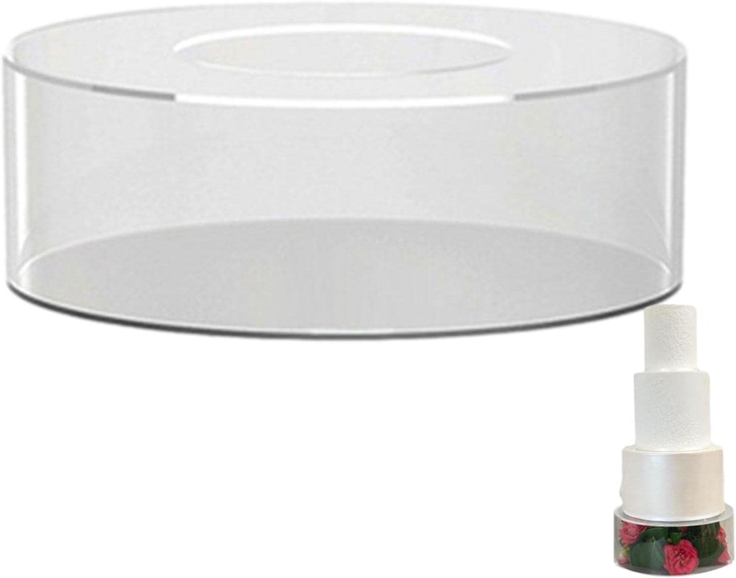 Amazon.com: Cake Stand, Acrylic Cake Stand Set, Clear Fillable Cake ...