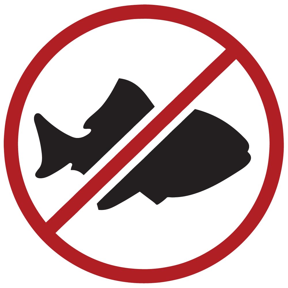 Amazon.com: No Warm Fish in Microwave, Fish Not Allowed, No Fishing ...