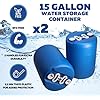 Amazon.com : 15 Gallon Water Storage Tank - 2 Tanks - Water Storage for ...