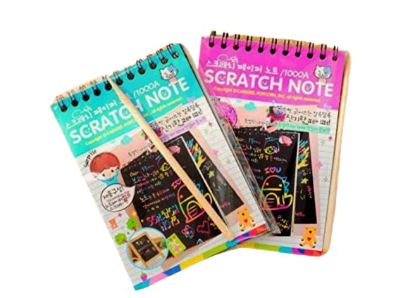 Grip Small Size Rainbow Scratch Magic Doodle, Scratch Art Activity 2 ...