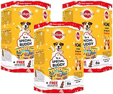 Pedigree Box Dog Treats 535g (X 3 Gift Boxes) : Amazon.co.uk: Pet Supplies
