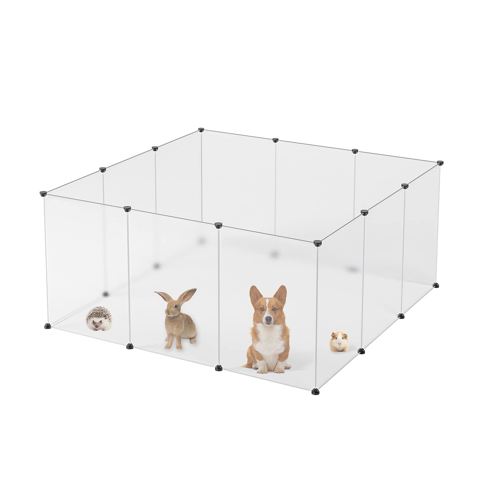 Kousi Small Animal Pen Indoor Fence Animal Pen Plastic Fence ...