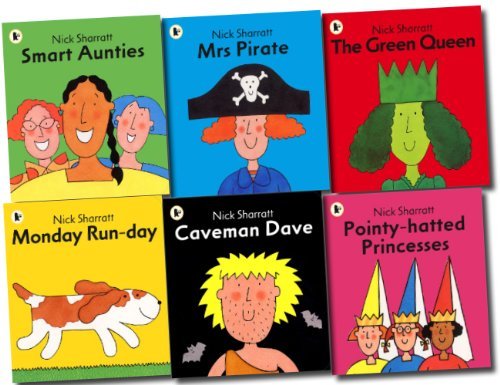 Read Me Beginners Series Collection Nick Sharratt 6 Books Set (Caveman Dave, ...: unknown author ...