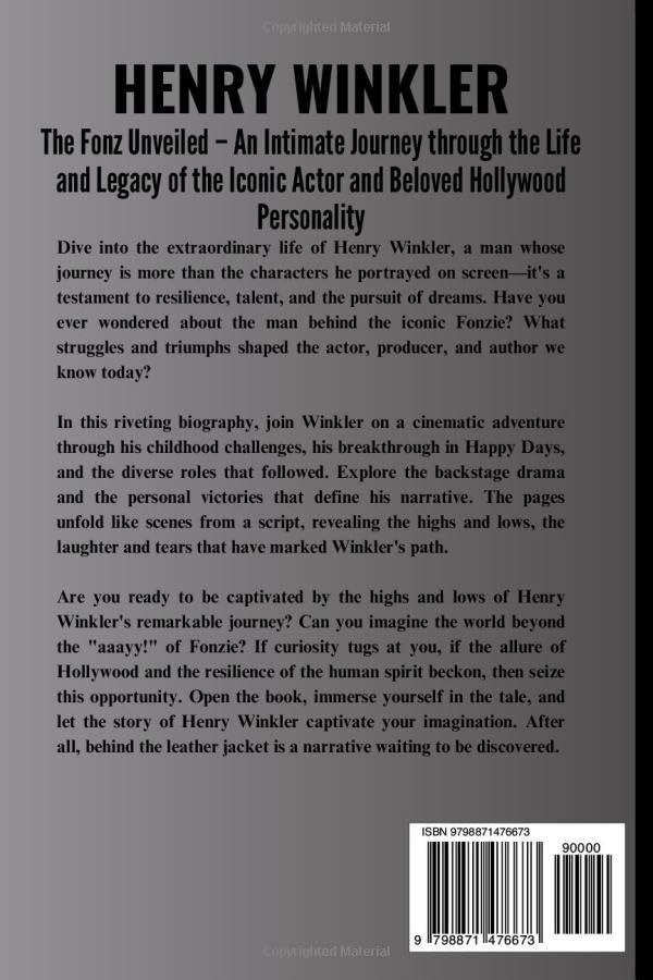 Snapklik.com : HENRY WINKLER: The Fonz Unveiled An Intimate Journey ...