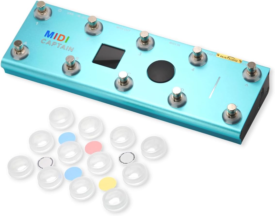 Amazon.com: PaintAudio MIDI Captain Foot Controller Multi-Effects ...