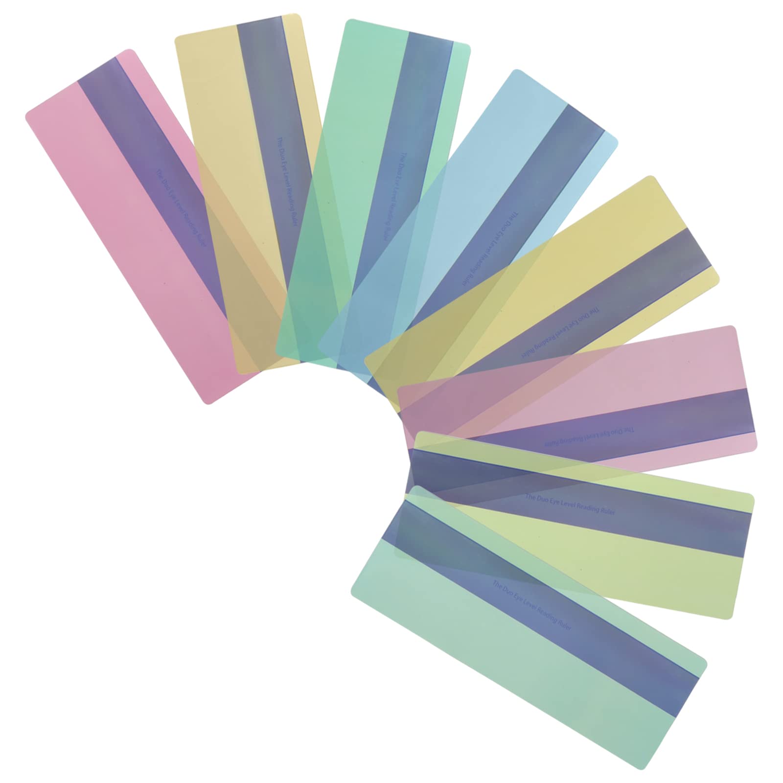 Amazon.com: 8 PCS Guided Reading Highlight Strips Colored Overlays ...