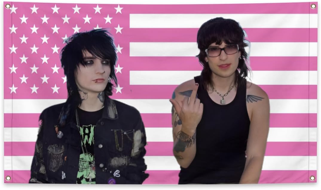 Amazon.com: MADEINUU Jake and Johnny 3 * 5 FT Four Holes Falg Four ...