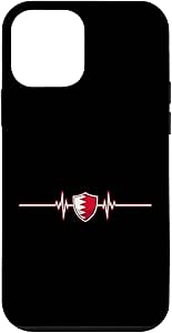 Amazon.com: iPhone 12 mini Heartbeat Design Bahraini Flag Bahrain Case ...