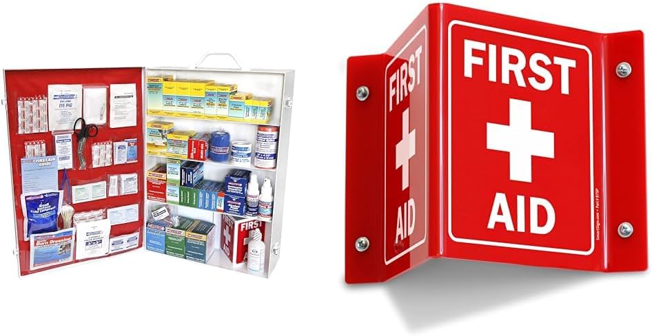 Amazon.com: Rapid Care First Aid 80099 4 Shelf All Purpose First Aid ...