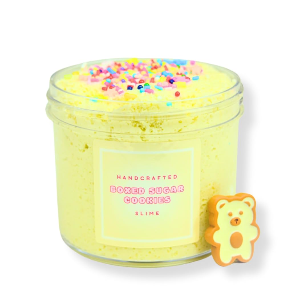Amazon.com: Boxed Sugar Cookie Slime (SCENTED) | Handmade Slime ...