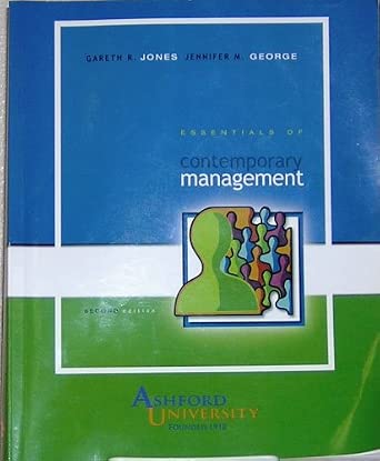 Essentials of Contemporary Management 2nd EDITION: unknown author ...