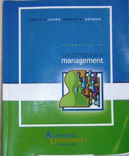 Essentials of Contemporary Management 2nd EDITION: unknown author ...