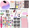Amazon.com: Acrylic Nail Kit With Drill And U V Light Full Nail Kit Set ...