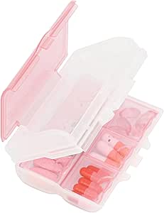 FYY Daily Pill Organizer, 2 Layer 7 Compartments Portable Pill Case ...