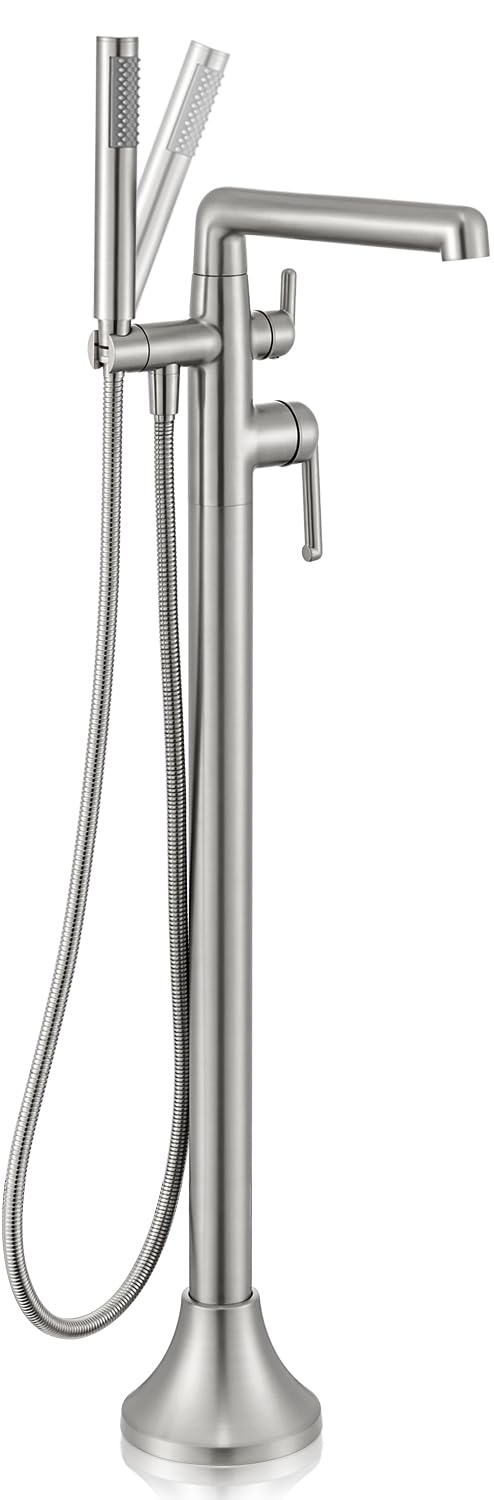 SOEBIZ Freestanding Bathtub Faucet, Brass Free Standing Tub Faucets ...