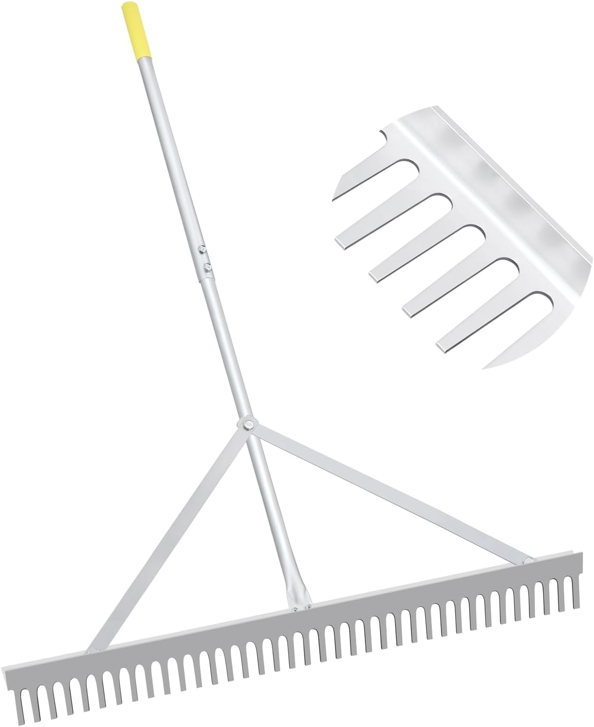 Amazon.com : Midwest 10024 Aluminum Landscape Rake, 24-Inch, Blue ...