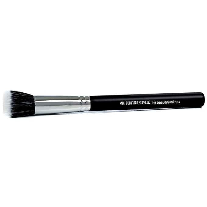 Amazon.com: Beauty Junkees Small Stippling Brush Makeup - Duo Fiber ...