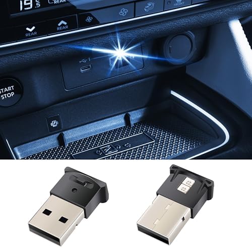 Amazon.com: 4 PCS Mini USB LED Car Light, DC 5V Intelligent Interior ...