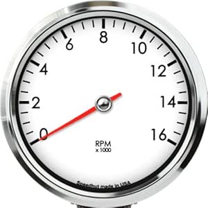 Amazon.com: Speedhut GL45-TH06-P Tachometer 16K RPM (Pedestal Mount), 4 ...