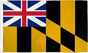 Amazon.com : AZ FLAG - Calvert Maryland Flag - 3x5 Ft - 100D Polyester ...