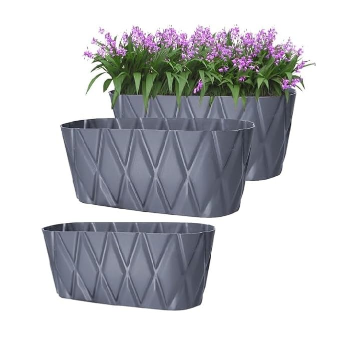 Greenri Solitaire Window (14 Inches, Pack of 3) UV Resistant Plastic ...