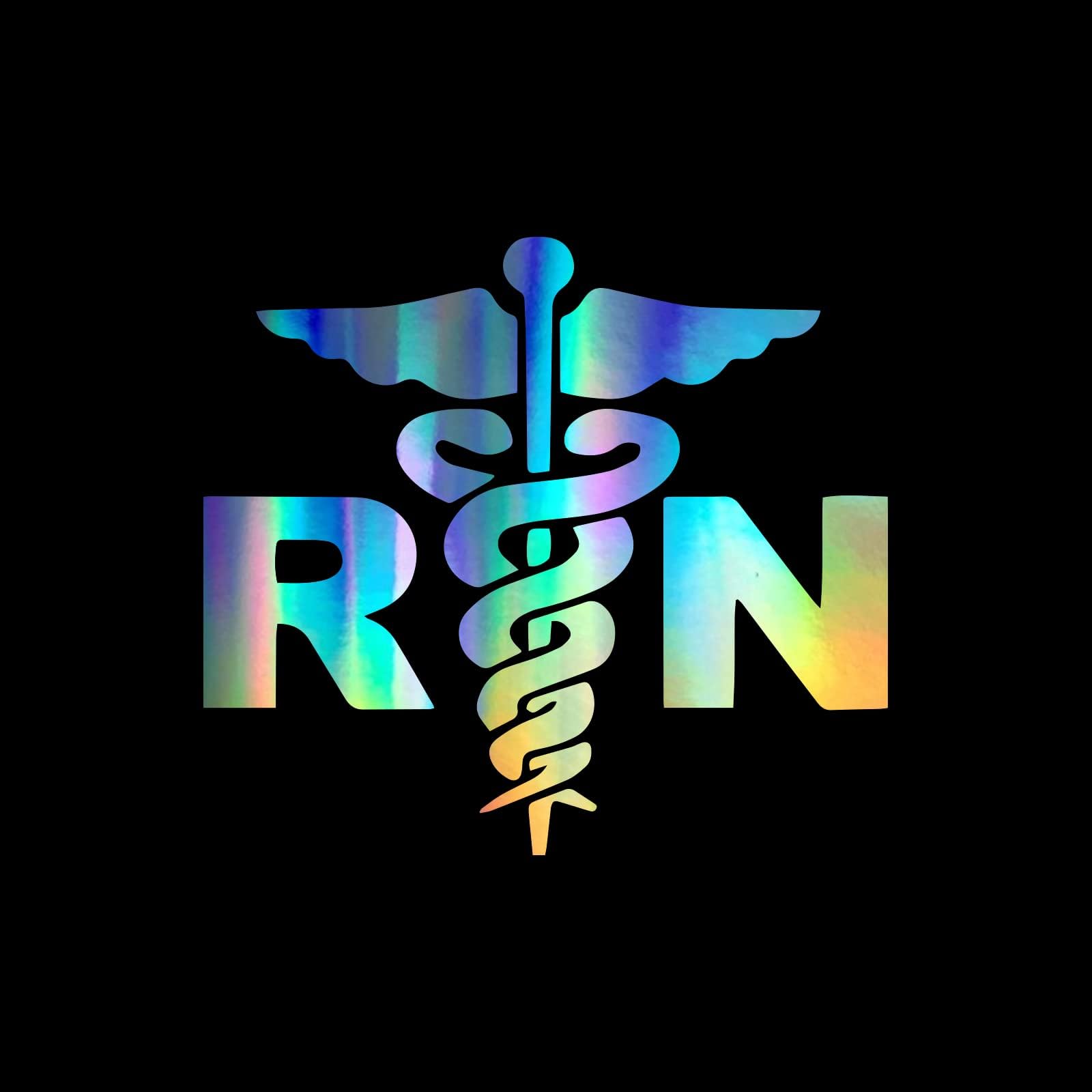 Amazon.com - RN Registered Nurse Decal Vinyl Sticker Auto Car Truck ...