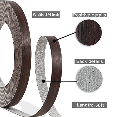 Snapklik.com : Walnut Edge Banding, 3/4 Inch X 50ft Roll Of Veneer Edge ...