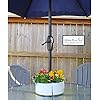 Amazon.com : AuldHome Design Umbrella Planter for Patio Table w ...