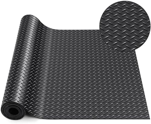 Amazon.com: Breling 20 in x 10 ft Rubber Diamond Plate Rolls Garage ...