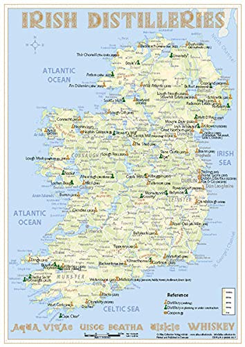 Whiskey Distilleries Ireland - Tasting Map: The Whisky Landscape in ...