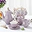 Amazon.com | DUJUST 22 pcs Porcelain Tea Set for 6, Luxury British ...