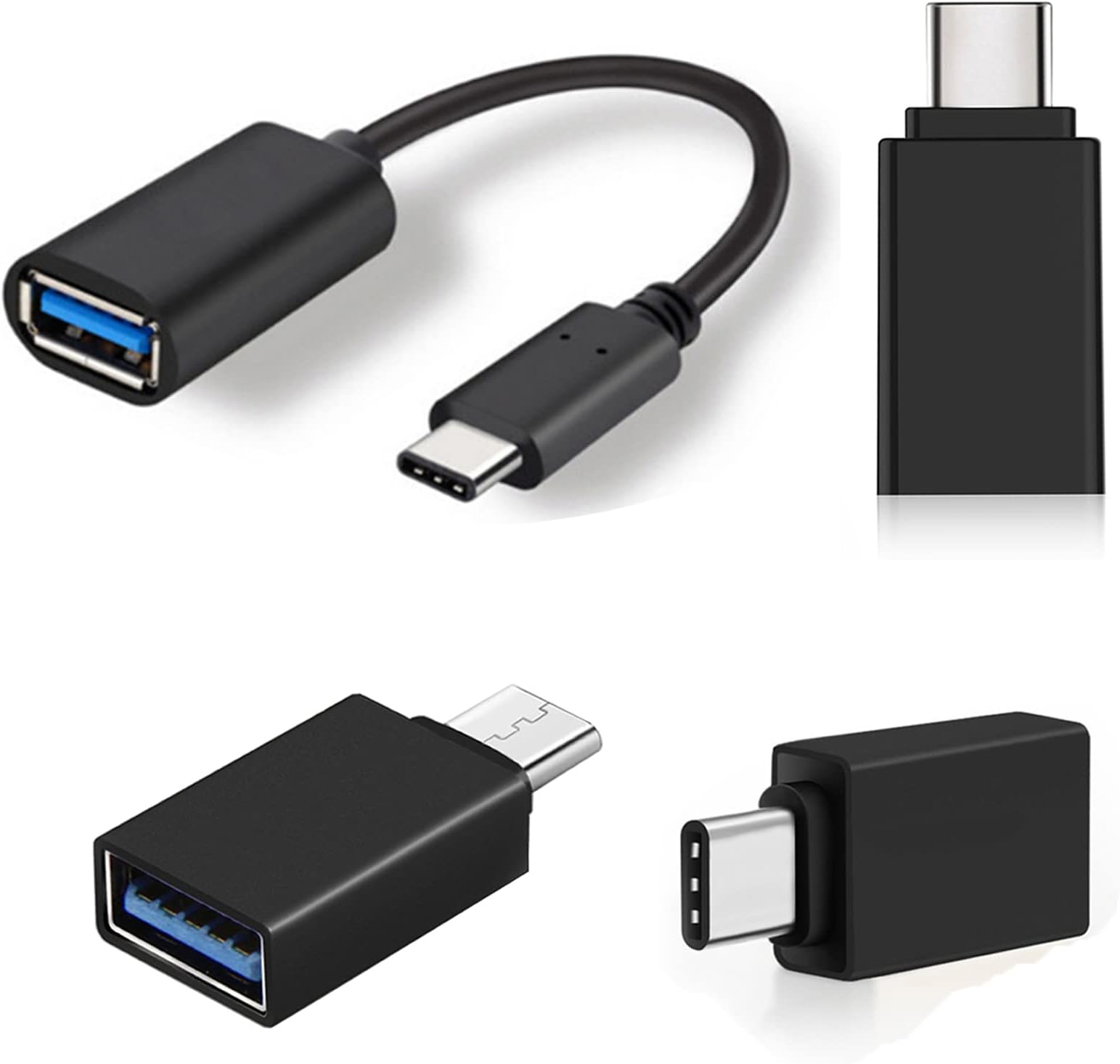 NIMASO Adaptateur USB C vers USB [3 Pièces],USB 3.1 Type C Femelle vers ...