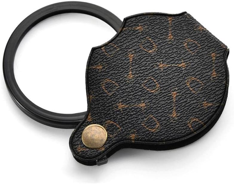 Amazon.com: Mini Magnifying Glass 20X Folding Pocket Magnifier with ...