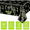 Amazon.com: PTECDROTS 4 Pcs Game On Tablecloths, Green Video Game Party ...
