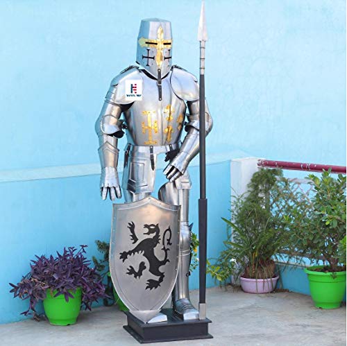 Metallic Full Body Armour Suit | Combat Wearable Full Body Steel ...