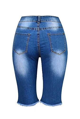 (アンココ)Angcoco Womens Sexy High Waist Destroyed R | ファッションスタイル