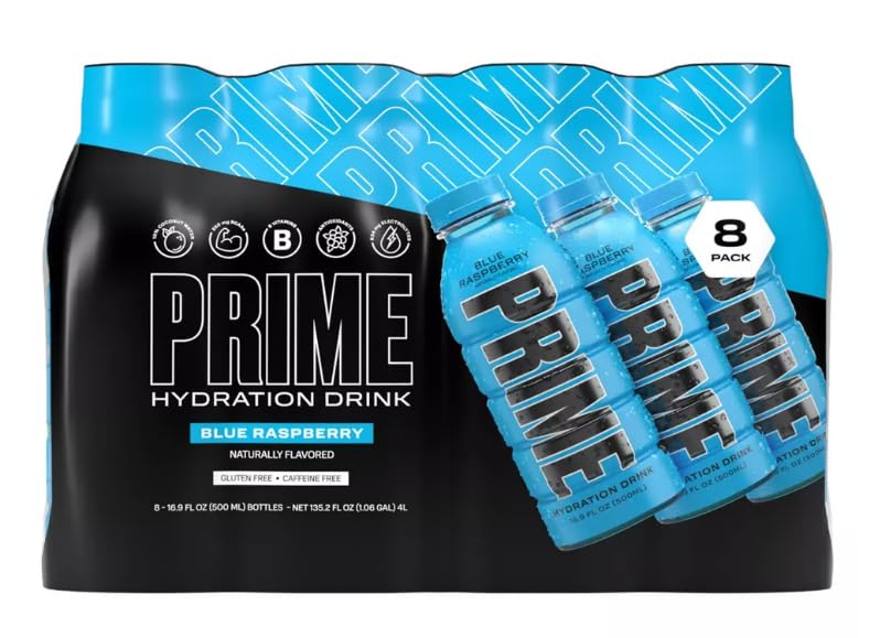 Snapklik.com : Hydration Blue Raspberry 8 Pack 500ml