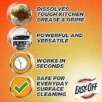Amazon.com: Easy Off Specialty Kitchen Degreaser Cleaner, Clear, Lemon ...