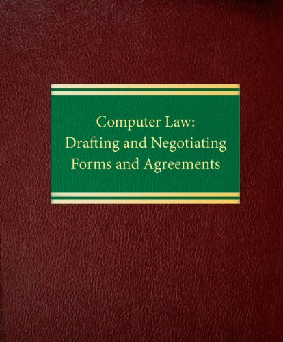 Buy Computer Law: Drafting and Negotiating Forms and Agreements ...