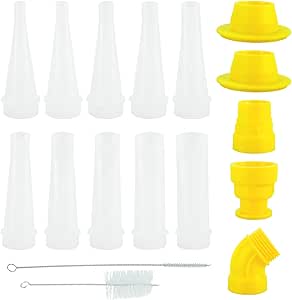 Upgrade Caulking Nozzles Tips Caulk Finisher Kit Caulk Gun Tips with ...