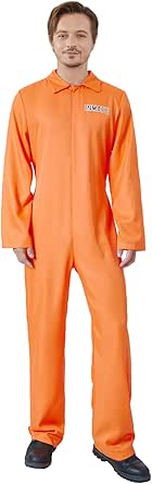 Amazon.com: Ysygt Women Orange Prisoner Cosplay Costume Halloween ...