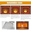 Amazon.com: 2 Pack Fireplace Mesh Screen Curtain,19”x24” Spark Guard ...