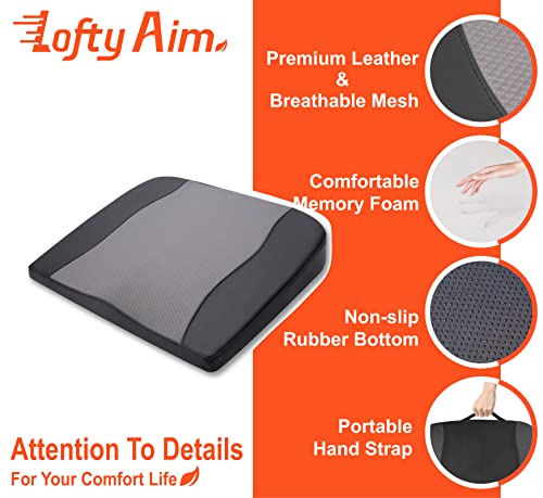 Snapklik.com : Lofty Aim Comfort Memory Foam Car Cushions For Driving ...