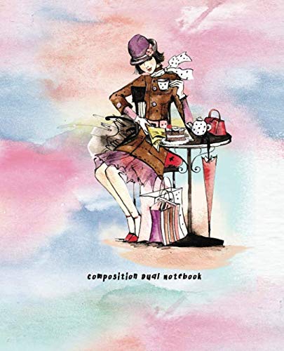 Composition Dual Notebook: Working Woman Journal Half Graph Paper 5x5 ...