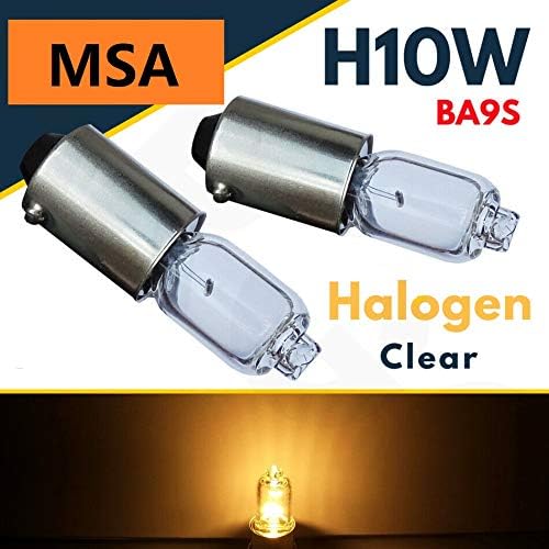 H10w Angel Eye Halogen Clear Parking Light Ba9s 10w Bright White Bulbs ...
