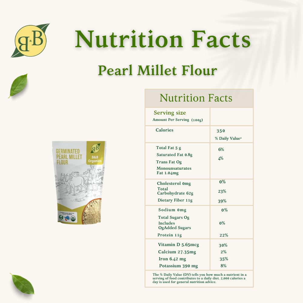 Millet Flour Grain Nutrition Facts Calories Carbs Learn 5 Health