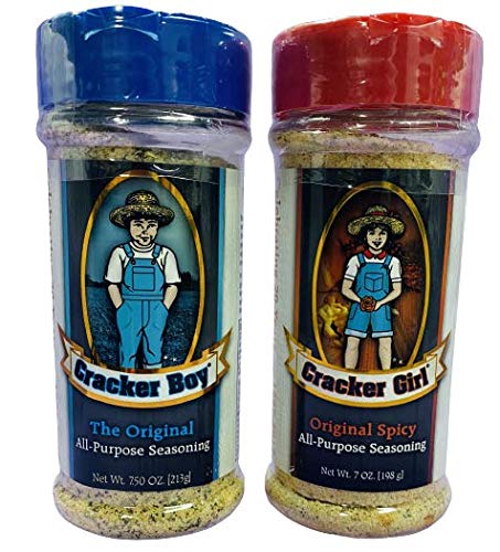 Amazon.com : Cracker Boy Seasoning 2 PACK Great on Steaks, Pork ...