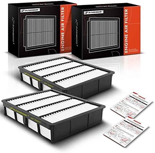 Amazon.com: A-Premium 2-PC Engine Air Filter Compatible with Toyota ...